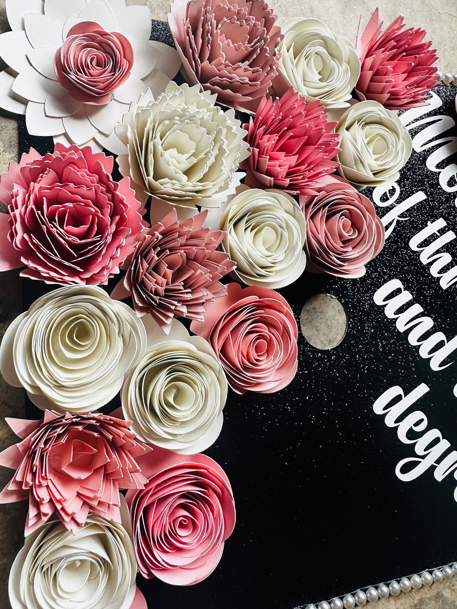 Mom of Three and A Degree | Graduation Cap Decor | Graduation Cap ...