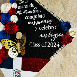 Graduation Cap Decor | Graduation Cap Topper | Dominican Republic | Cap ...