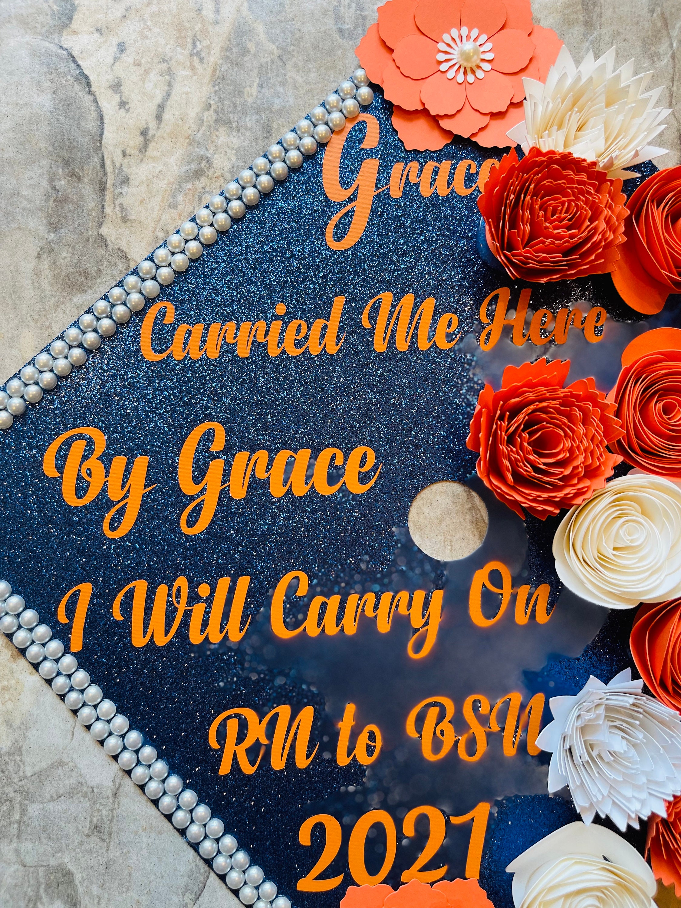 Graduation Cap Topper | Graduation Cap Decor | Class 2023 | Cap Topper ...