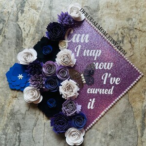 Can I Nap Now Graduation Cap Decor | Graduation Cap Topper | Cap Topper ...