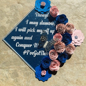 Graduation Cap Topper | Graduation Cap Decor | Cap Topper | Graduation ...