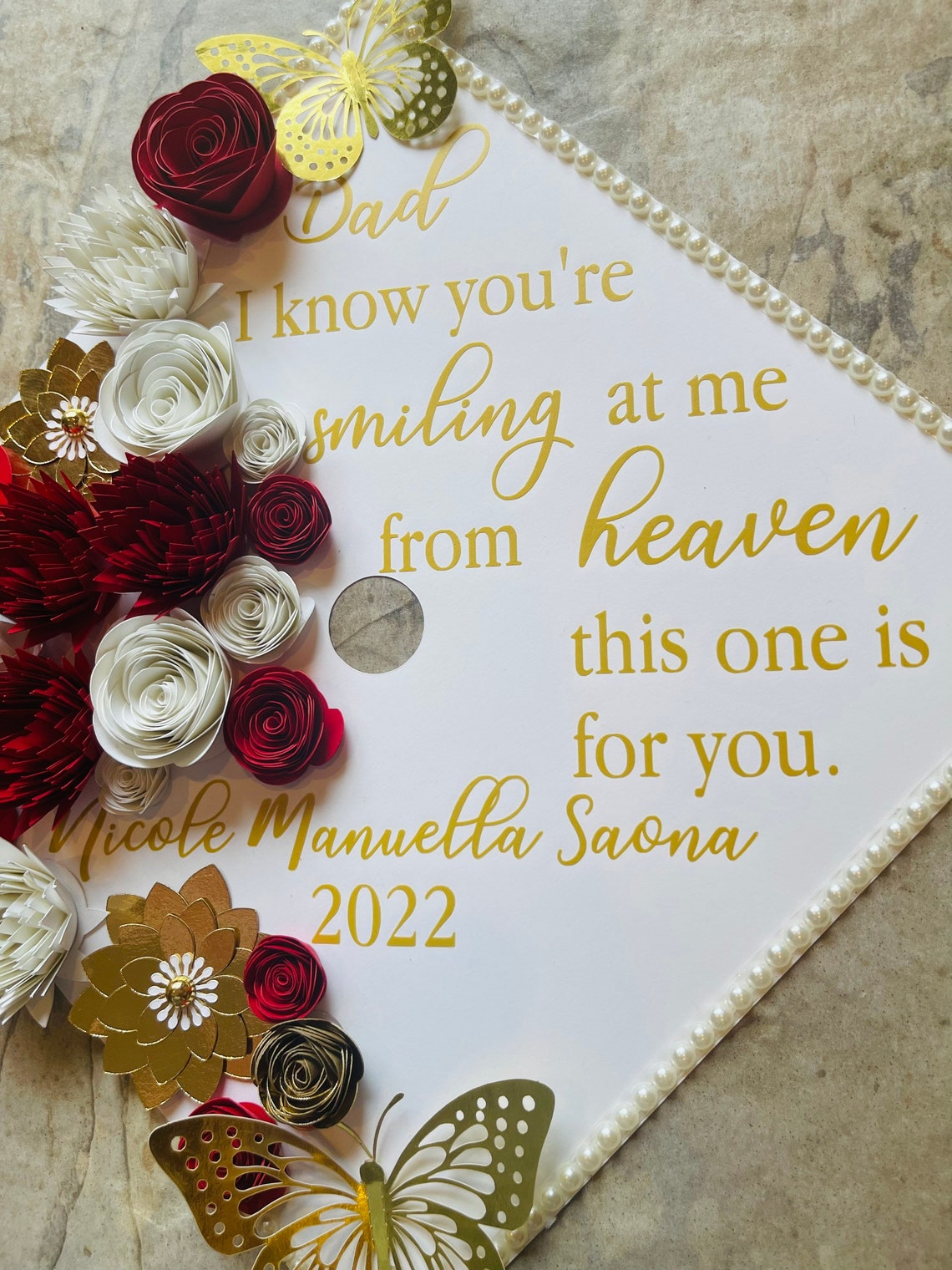 Graduation Cap Decor Graduation Cap Topper Class 2022 - Etsy