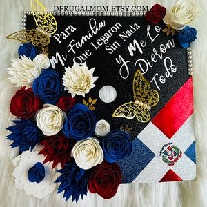 Graduation Cap Decor | Graduation Cap Topper | Dominican Republic | Cap ...