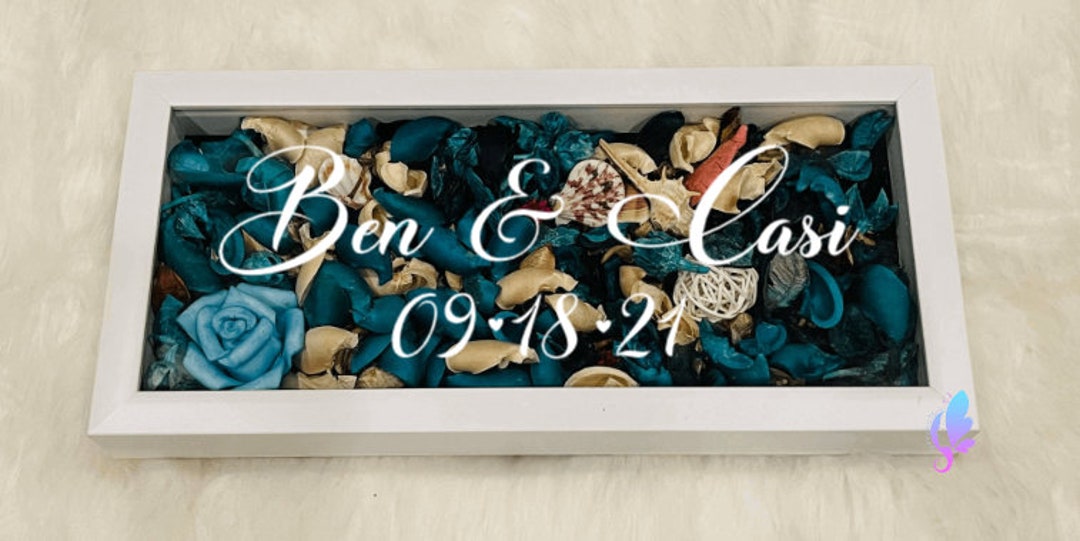 Wedding Bouquet Shadow Box, Wedding Shadow Box, Wedding Flower Shadow ...