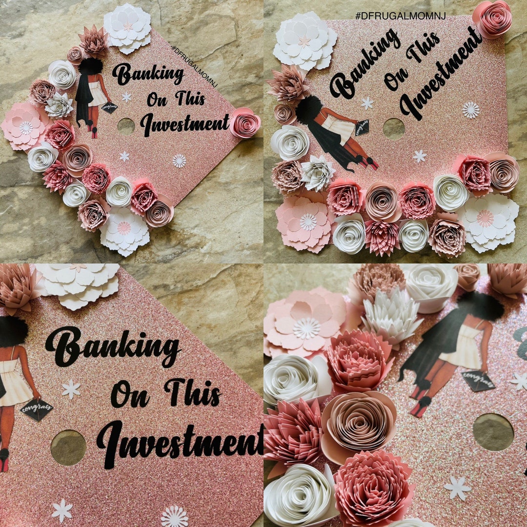 Graduation Cap Decor | Graduation Cap Topper | Banking on This ...