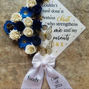 Graduation Cap Topper | Graduation Cap Decor | Class 2024 | Cap Topper ...