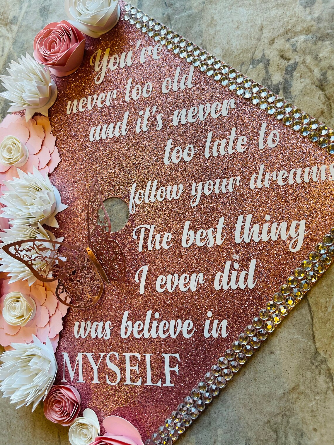 Graduation Cap Decor Graduation Cap Topper Class 2022 - Etsy