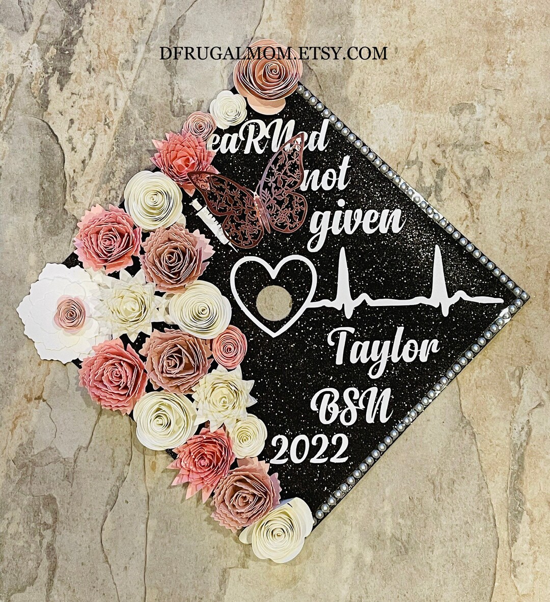 Graduation Cap Topper | Graduation Cap Decor | Class 2023 | Cap Topper ...