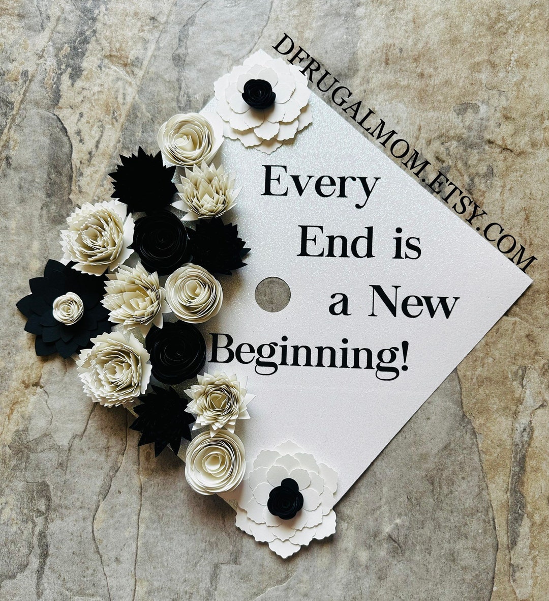 Graduation Cap Topper | Every End is A New Beginning | Graduation Cap ...