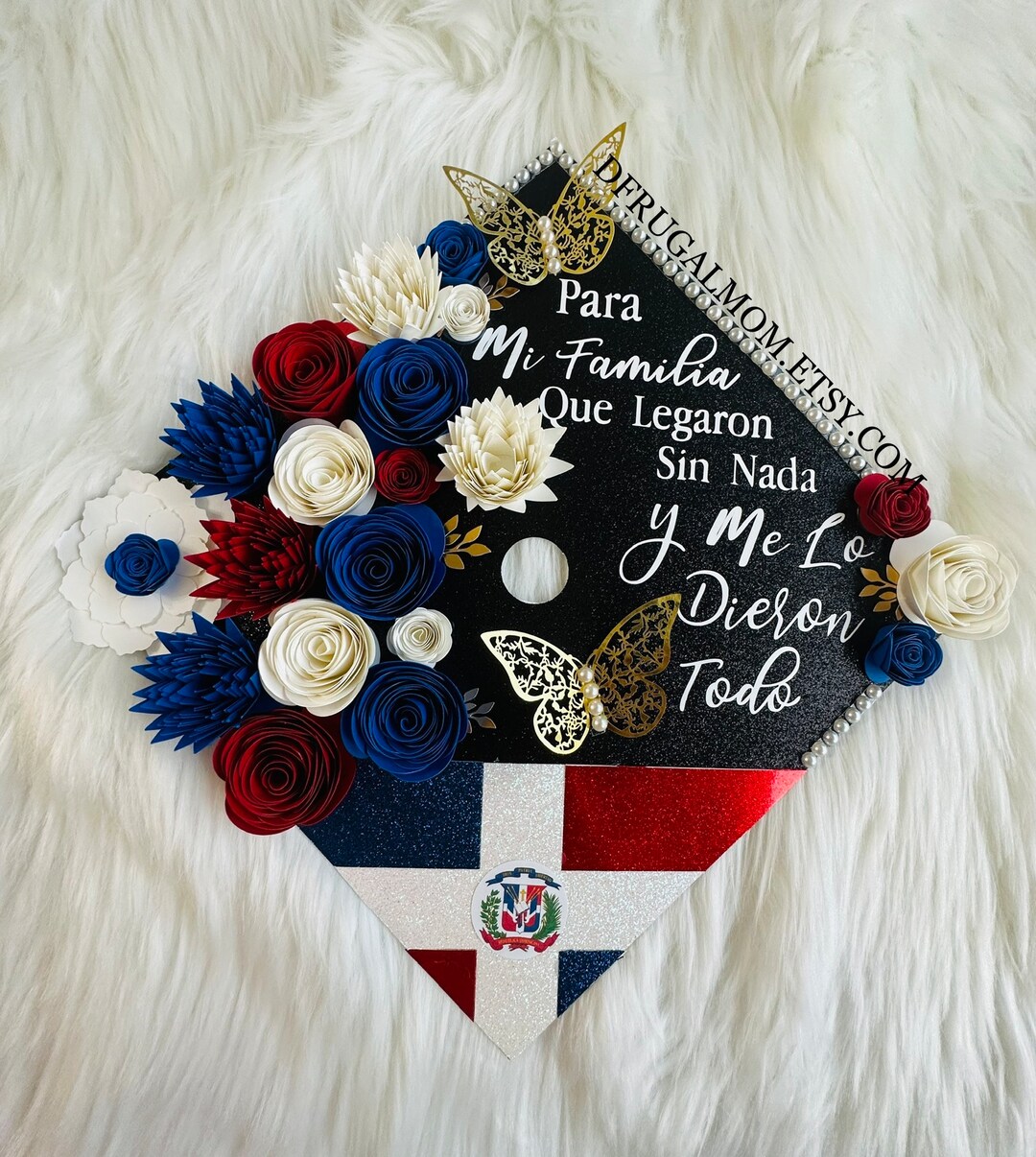 Graduation Cap Decor | Graduation Cap Topper | Dominican Republic | Cap ...