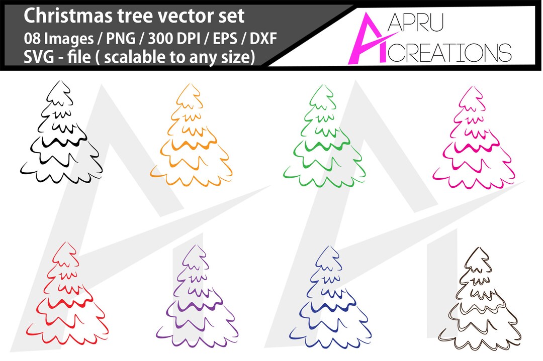 Christmas Tree Svg - Etsy