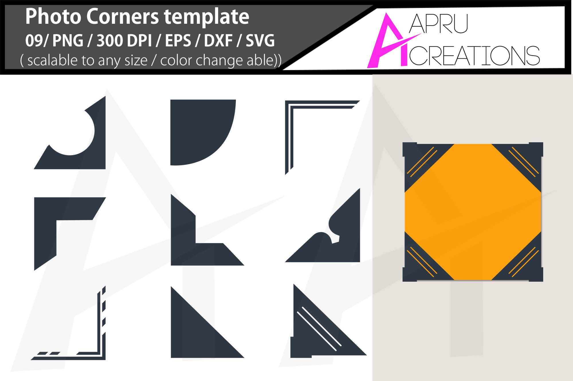 Photo Corners Png