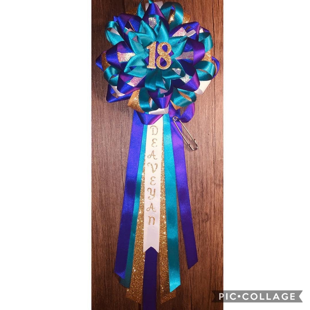 Satin Celebration - 5-layer Birthday Pin - Etsy