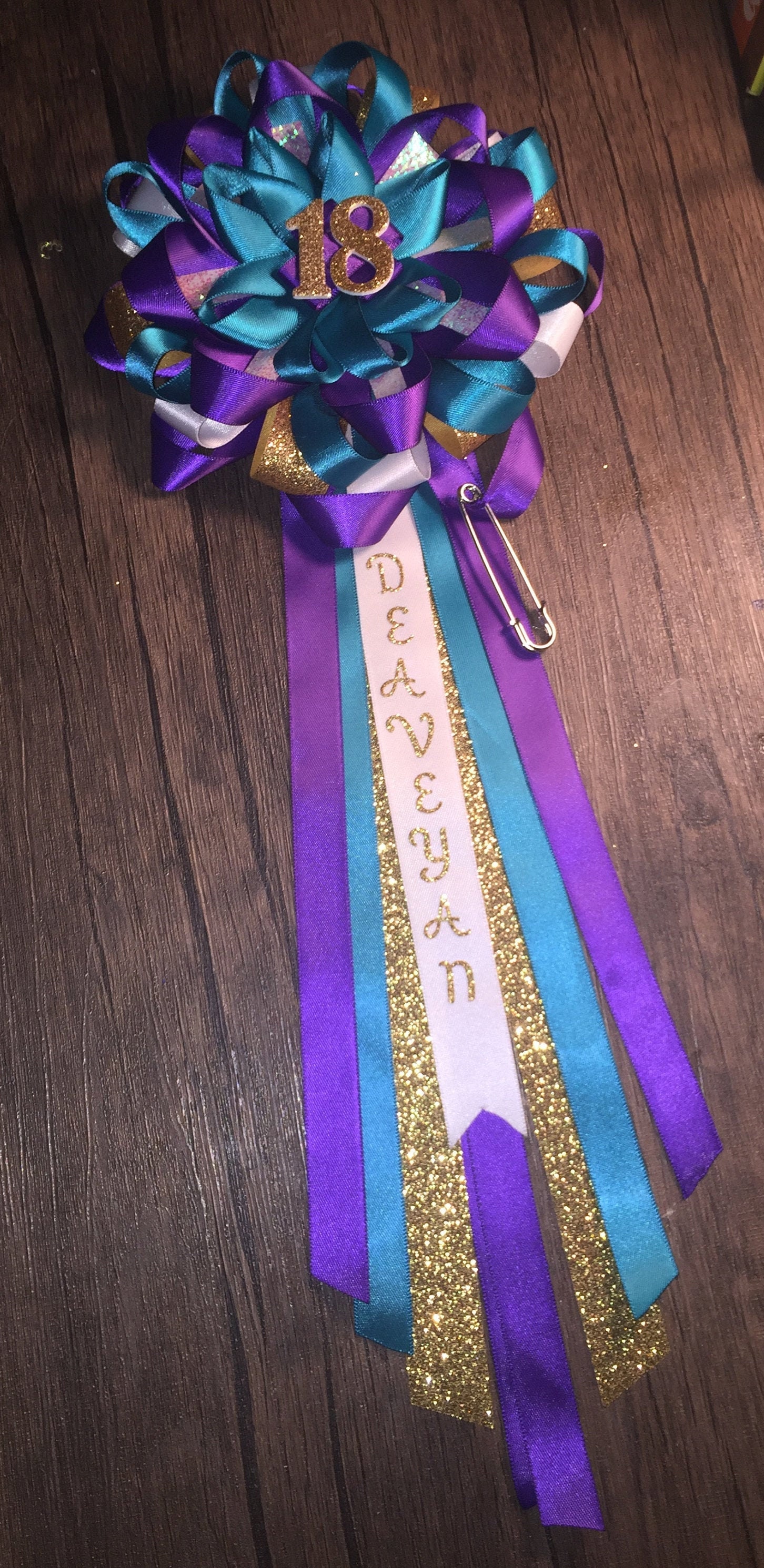 Satin Celebration - 5-layer Birthday Pin - Etsy