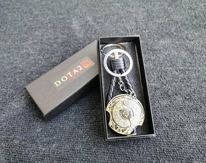 Dota2 Keychain Aegis of Champions Gaming Gift - Etsy