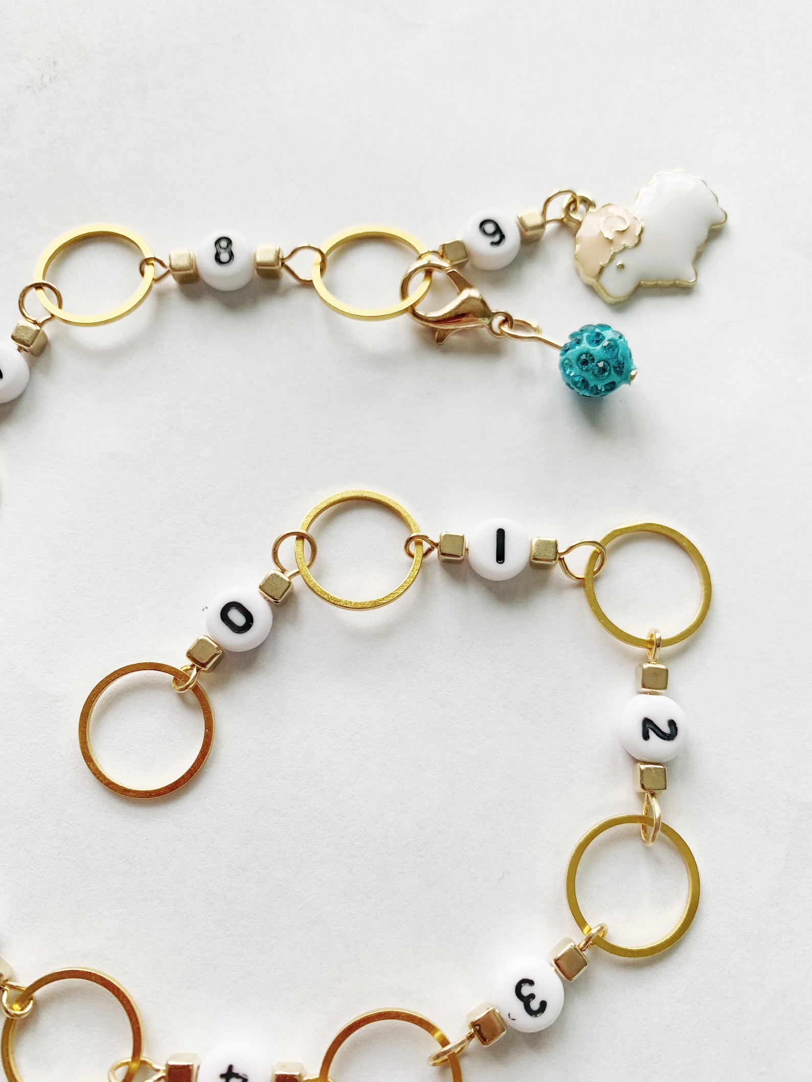 Sheep and Alpaca Knitting Row Counter Chain Row Counter for - Etsy