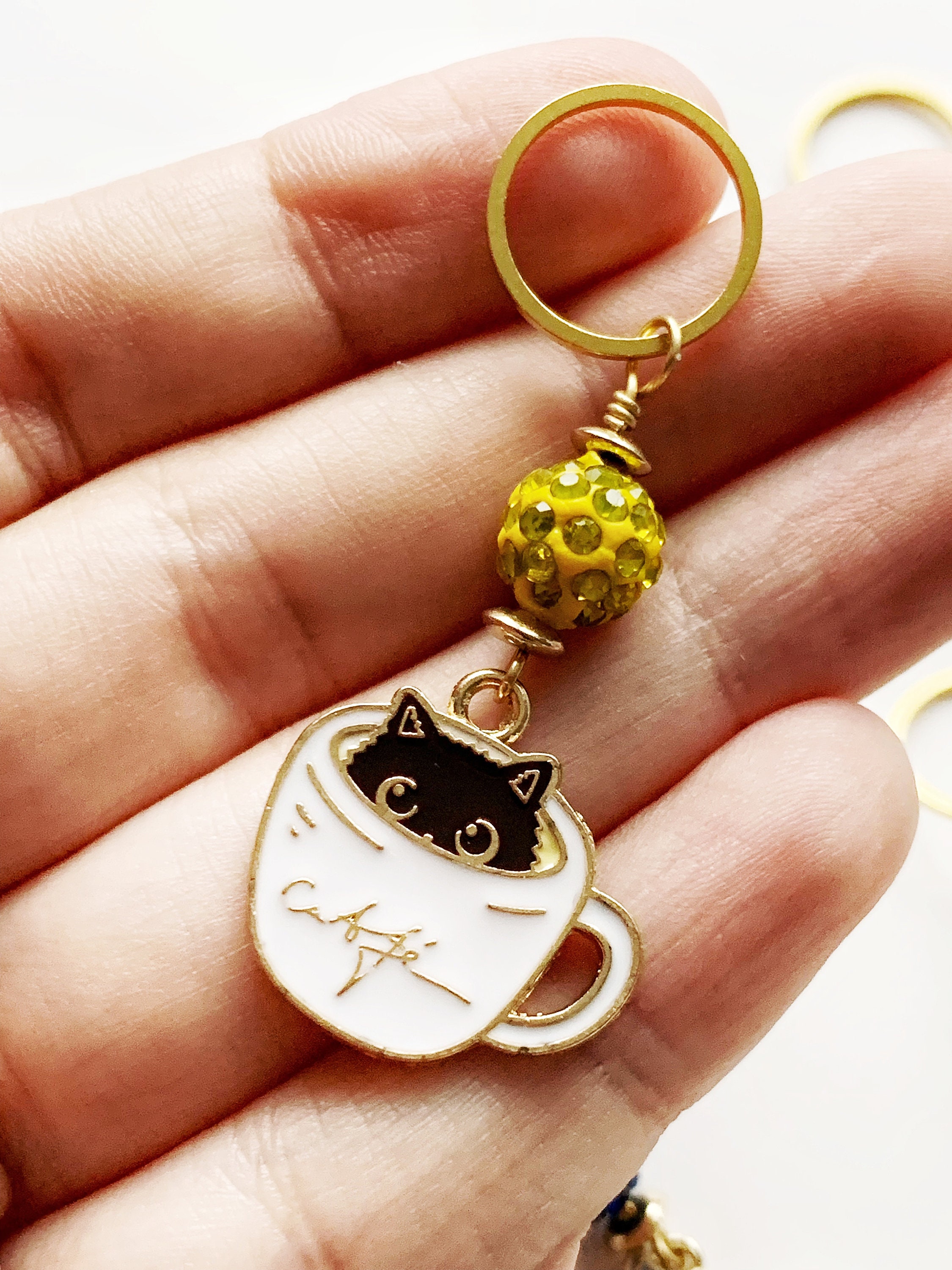 Cat Stitch Counter Stitch Markers Knitting Row Counter - Etsy