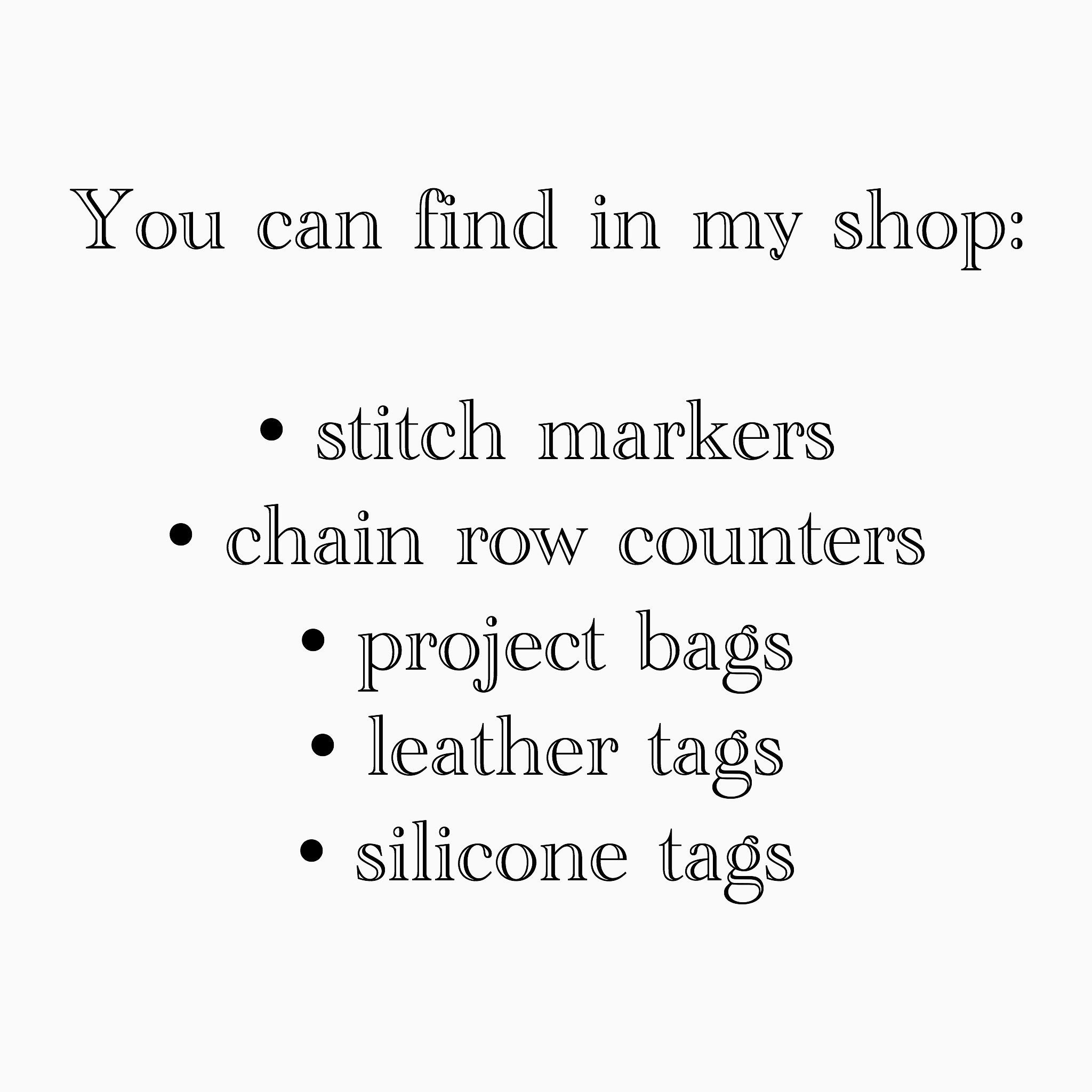 Dragonfly Knitting Row Counter Chain Row Counter for | Etsy