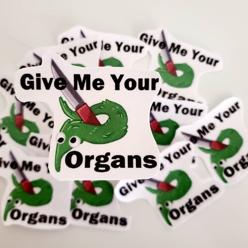 Celestial Worm on A String Vinyl Sticker | Etsy