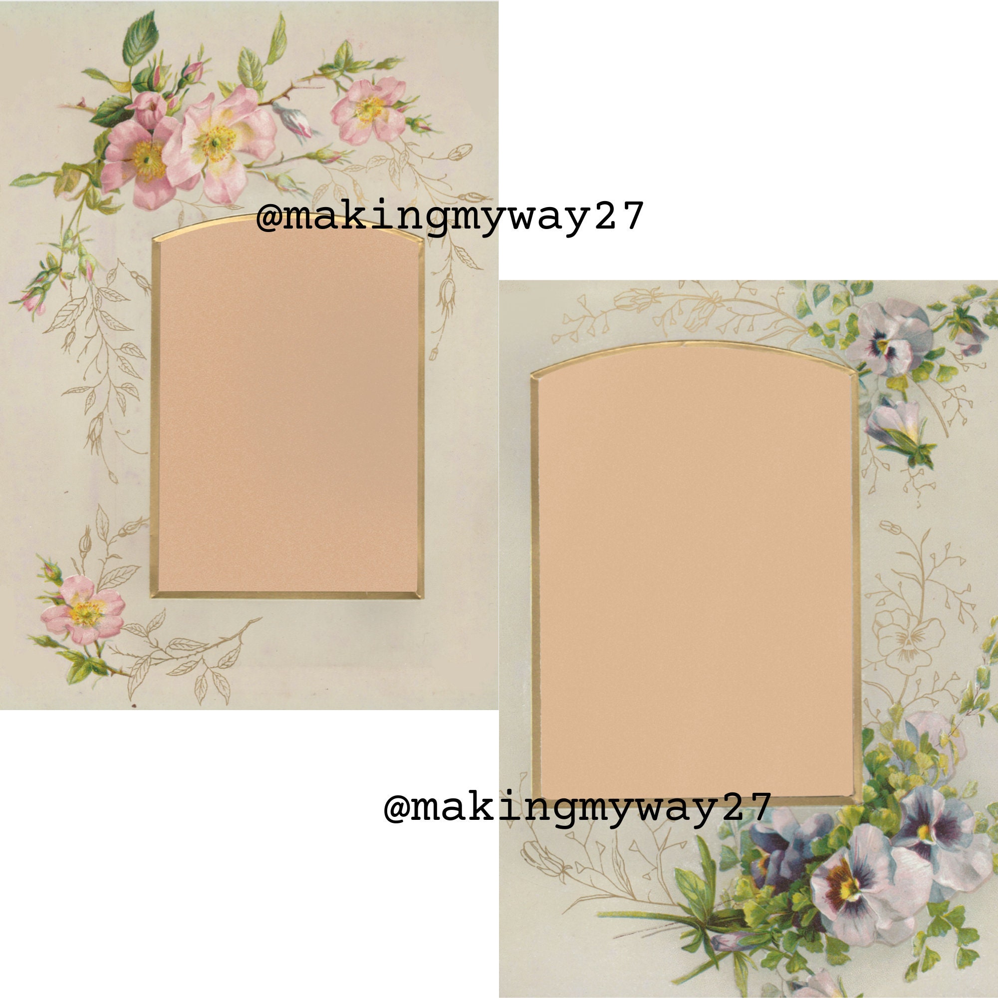 Vintage Cabinet Cards | Instant Download - Etsy