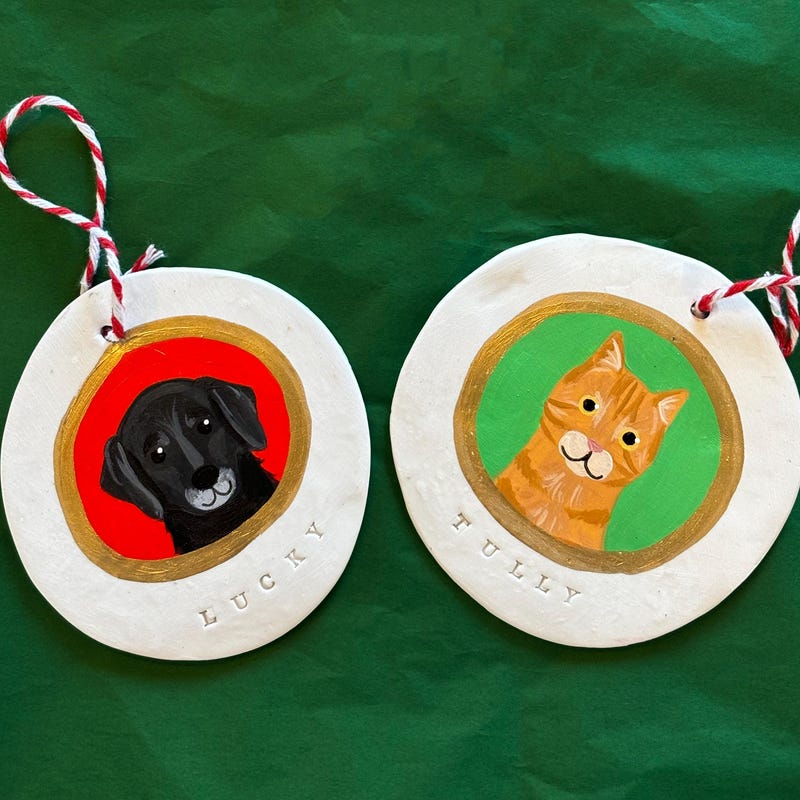 Pottery Hand Made Ornaments - Etsy