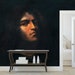 Vintage Art Wall Mural, Man Portrait Painting, Self Adhesive Wallpaper ...