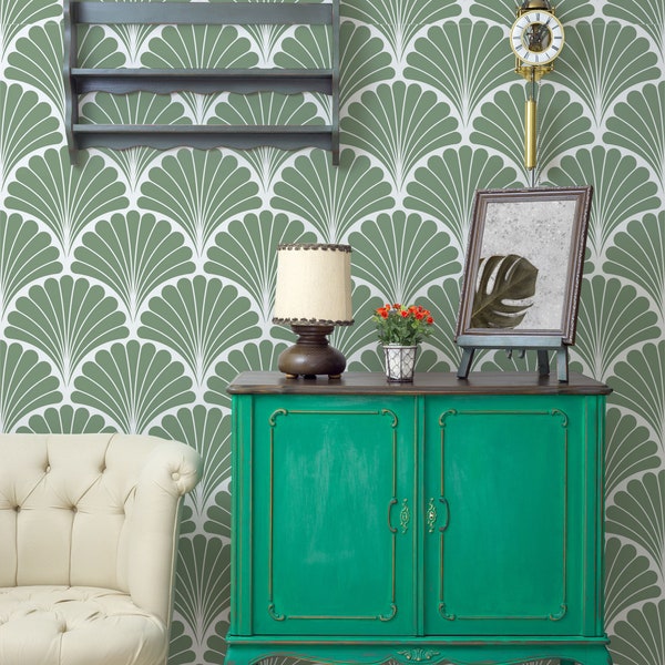 Art Deco Removable Wallpaper - Etsy