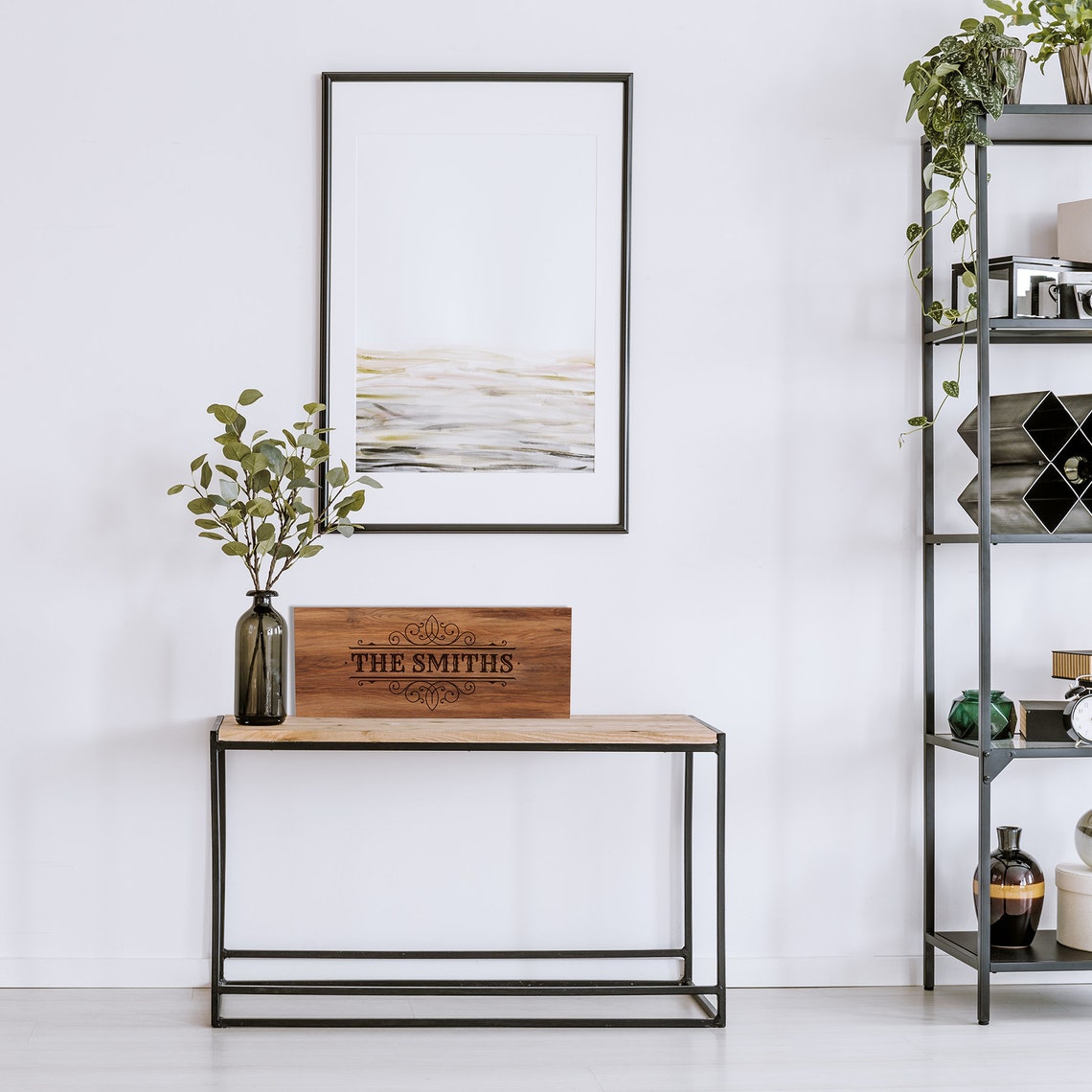 Personalized family sign rustic engraved wood sign in vintage | Etsy