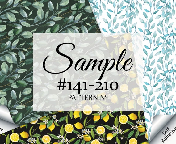 Sample of Pattern 141-210 Self Adhesive Wallpaper Swatches | Etsy