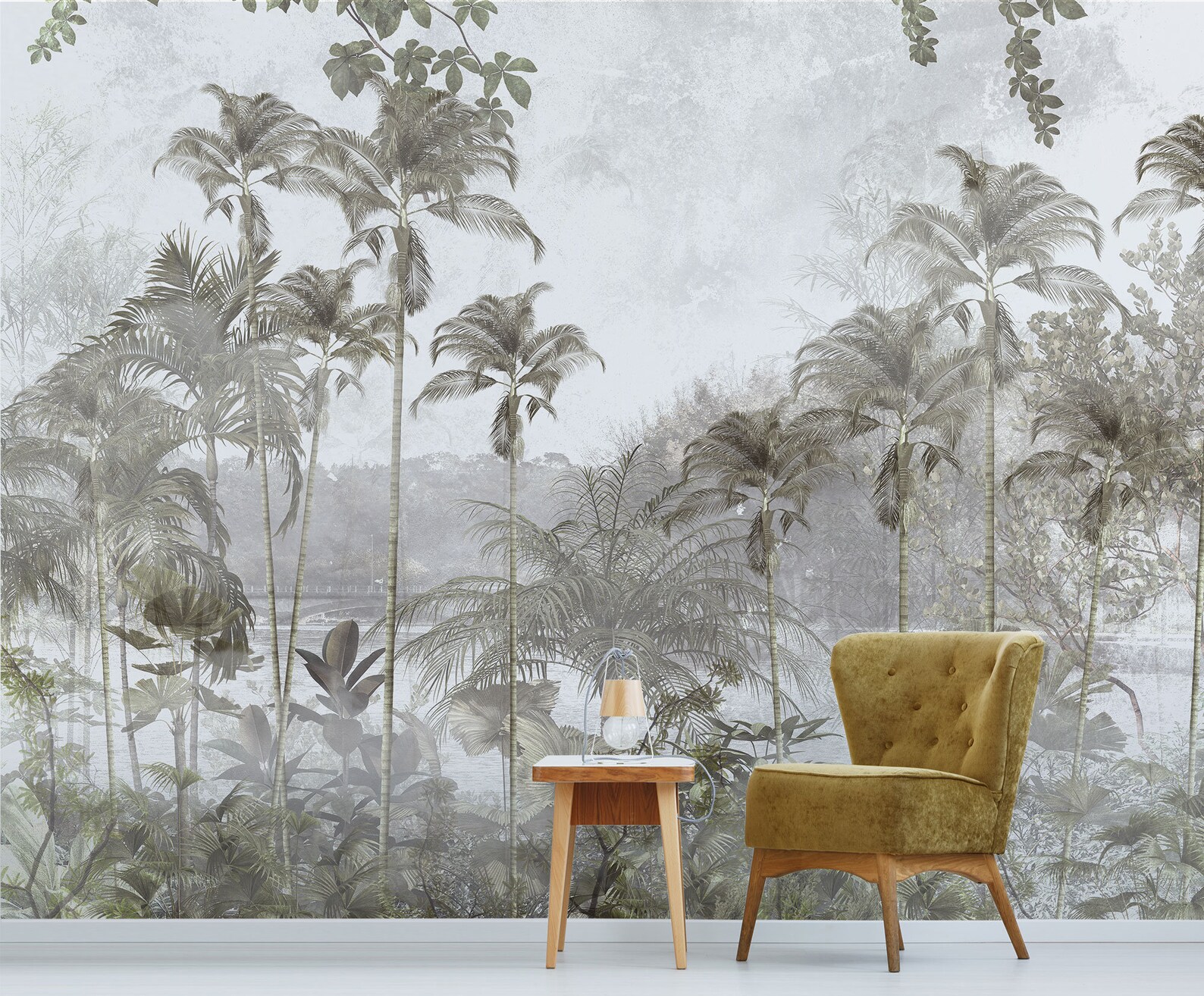 Tropical Forest Wallpaper Mural Self Adhesive Wallpaper - Etsy