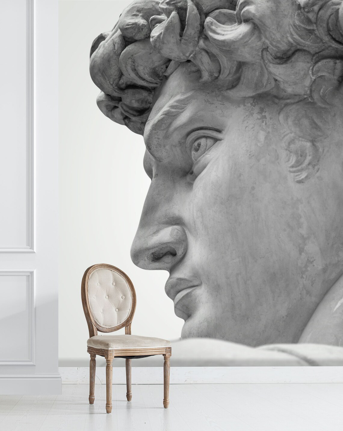Michelangelo's David Wall Mural, Peel and Stick Wallpaper, Renaissance ...