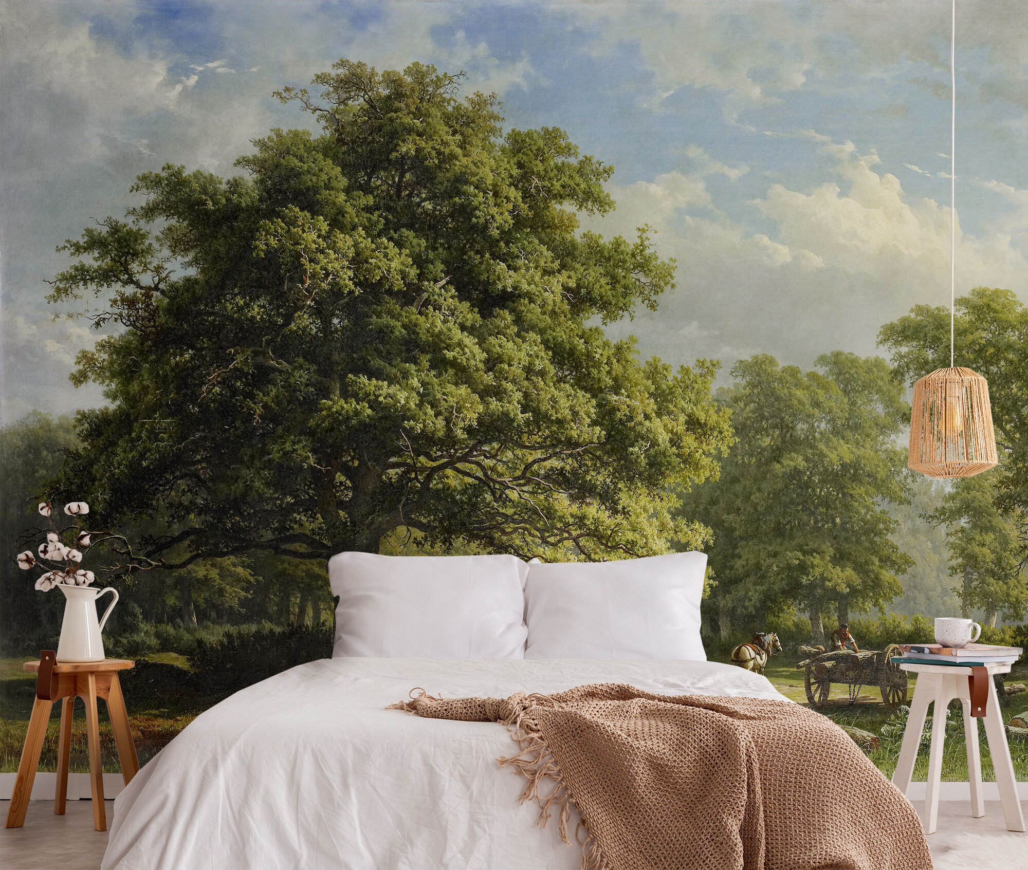 Green Nature Landscape Wallpaper, Self Adhesive, Peel and Stick ...