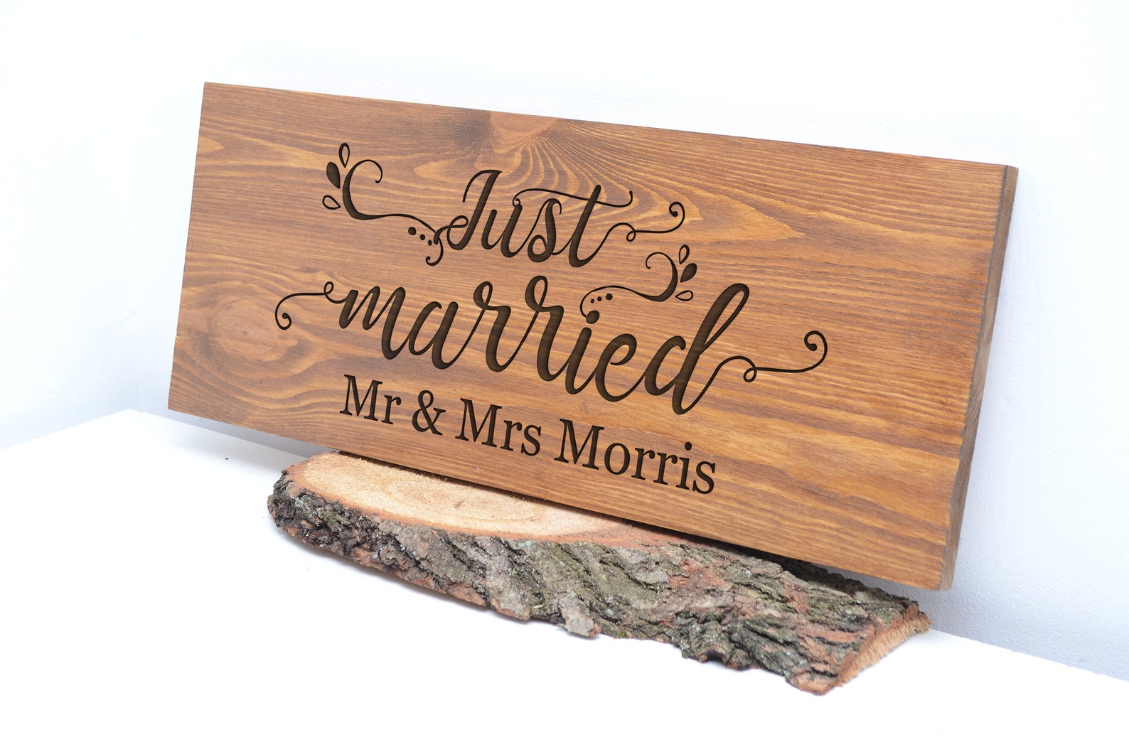 Personalized Wedding Name Sign Custom Engraved Wood Sign in - Etsy