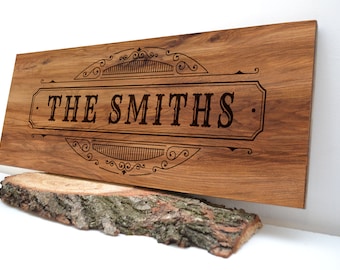 Personalized Wedding Gift Rustic Signengraved Wood Sign - Etsy