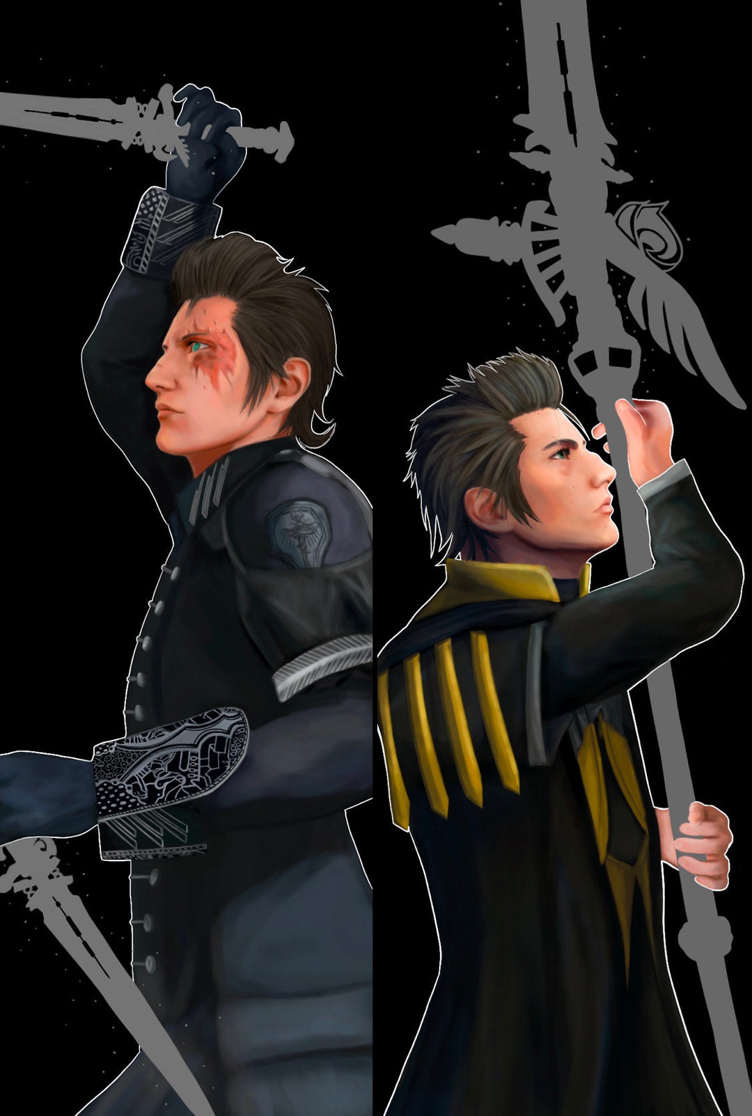 FOIL BOOKMARK double Sided the Advisor & the Glaive - Etsy