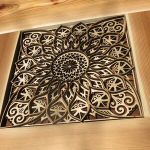 Cedar Mandala Headboard/mandala Wall Art - Etsy