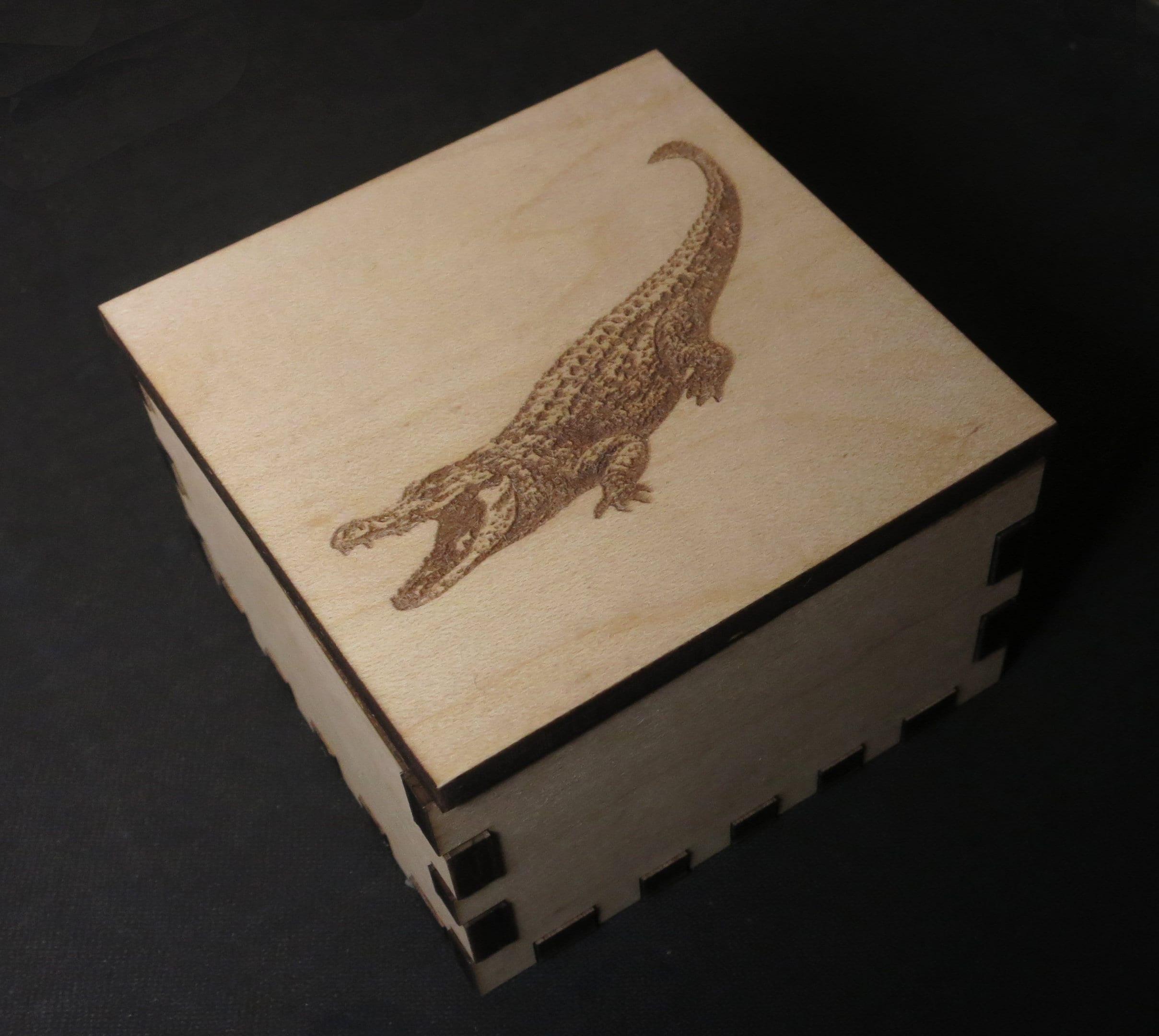 Alligator Box Engraved Spirit Animal Totem Animal Power | Etsy