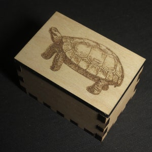 Turtle Box Engraved, Spirit Animal, Totem Animal, Power Animal, Turtle ...