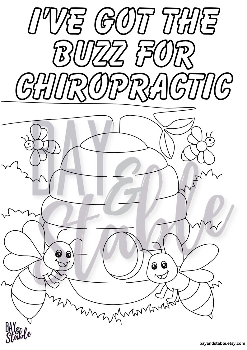 Chiropractic Colouring Pages for Chiropractors Kids Activity Sheets ...