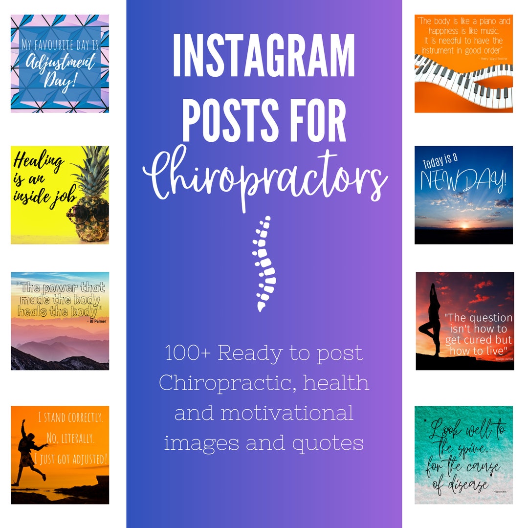 100+ Chiropractic Instagram Social Media Chiro Quote Posts Chiropractor ...