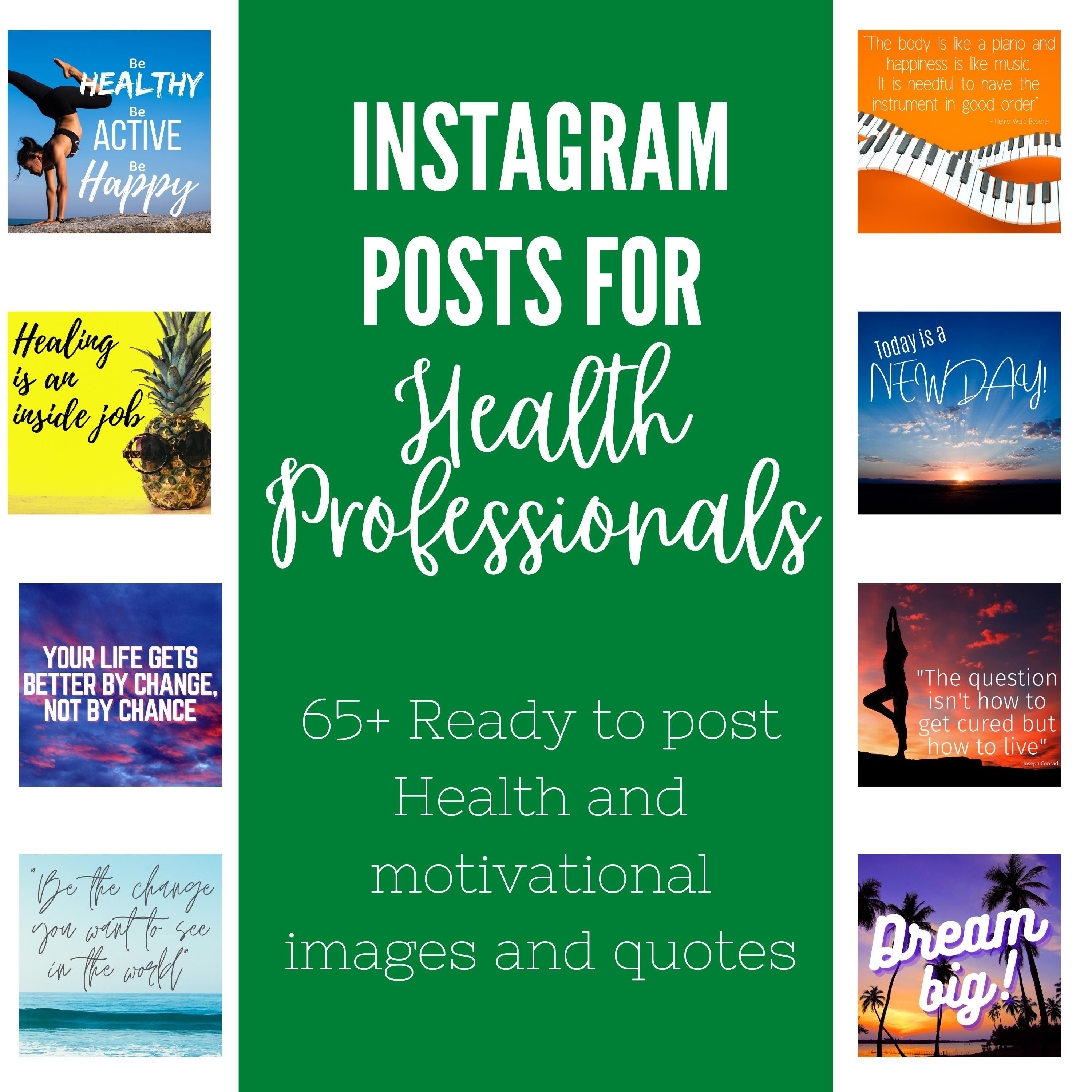 65+ Health and Motivation Instagram Quote Posts Osteopath ...