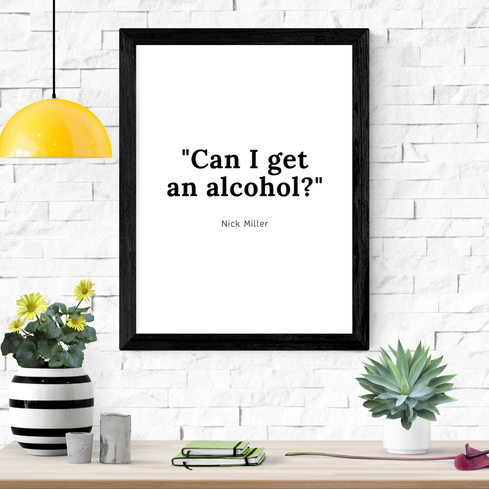Can I Get an Alcohol? New Girl Quote Nick Miller Printable Artwork ...