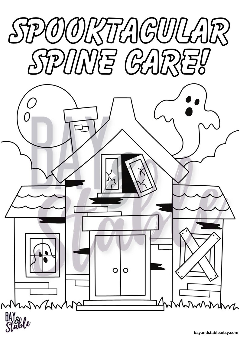 Chiropractic Halloween Colouring Pages, Chiropractor Coloring Pages ...