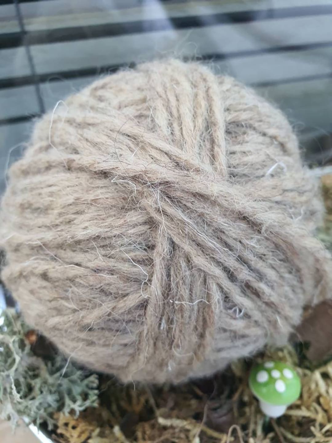 2 PLY Wool Sheep Natural Light Beige * Worsted Weight Wool Yarn * Sheep ...