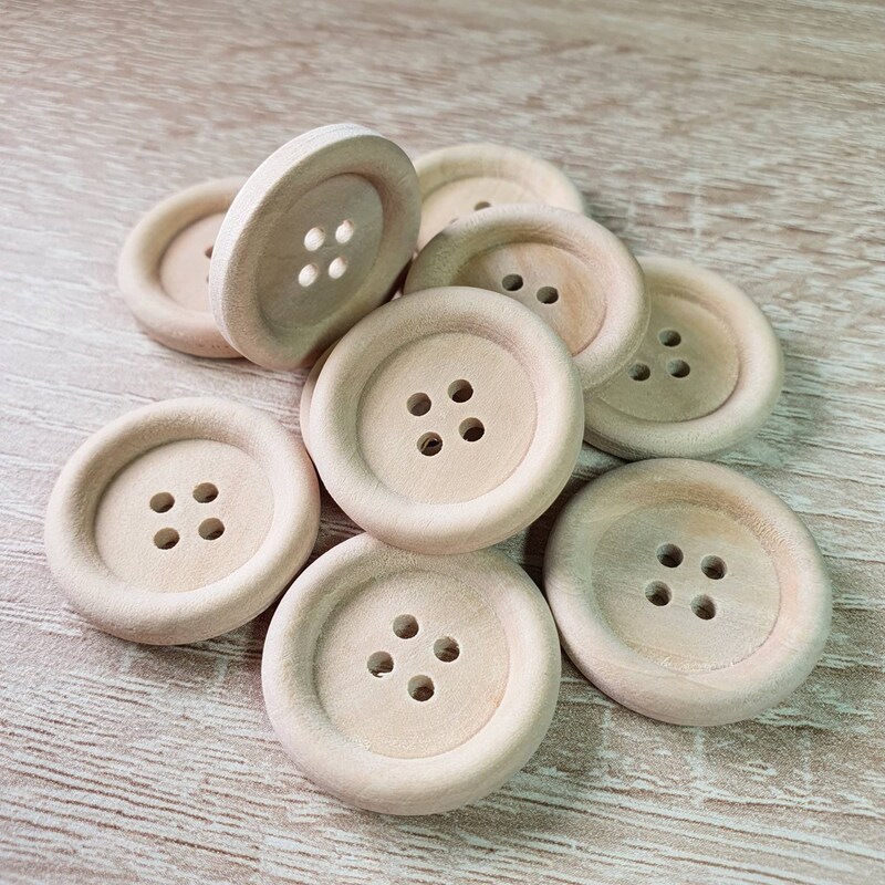 Natural Button - Etsy