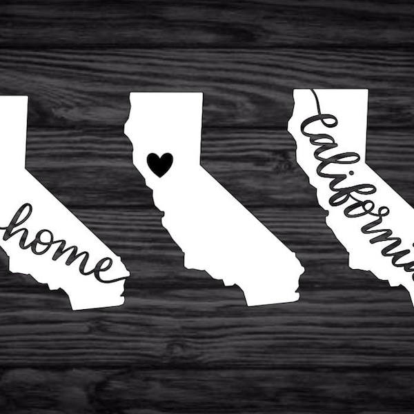 California Car Decal - Etsy