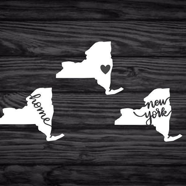 New York State Decal - Etsy