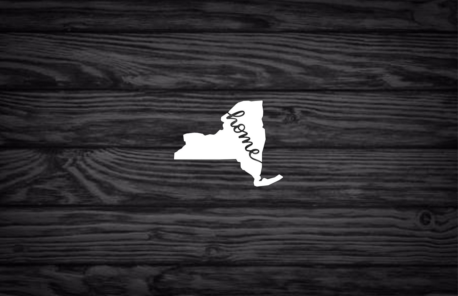 New York State Decal With Heart Home NY / New York Vinyl | Etsy