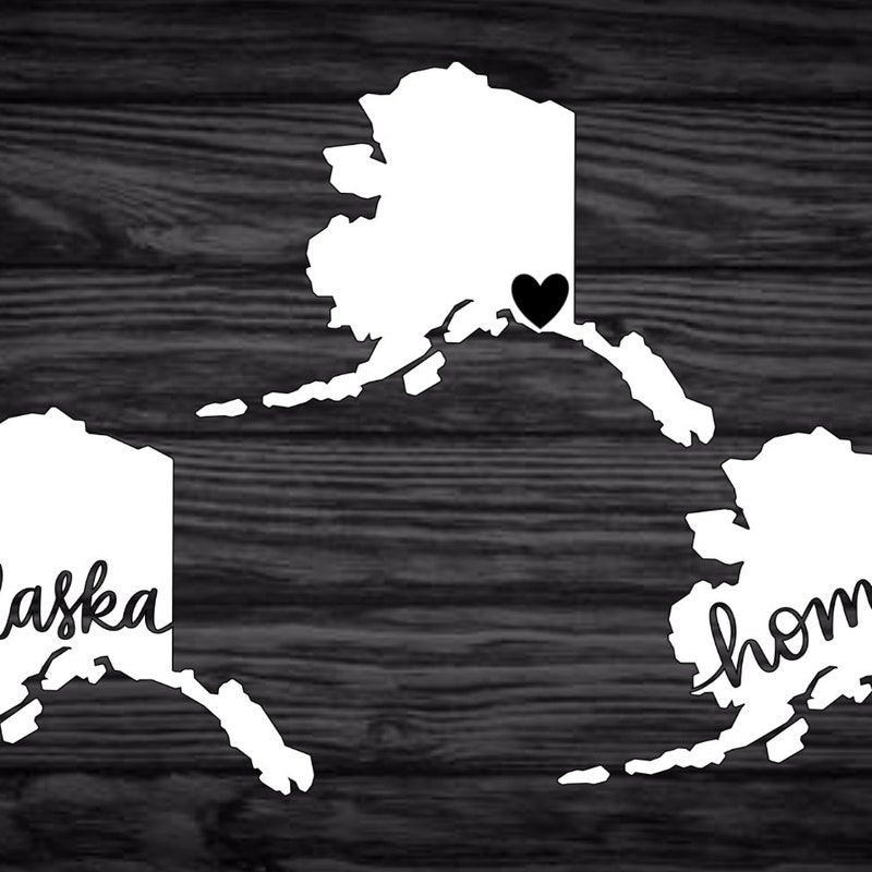 Alaska Car Decal - Etsy