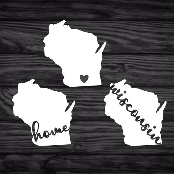 Wisconsin Car Decal - Etsy